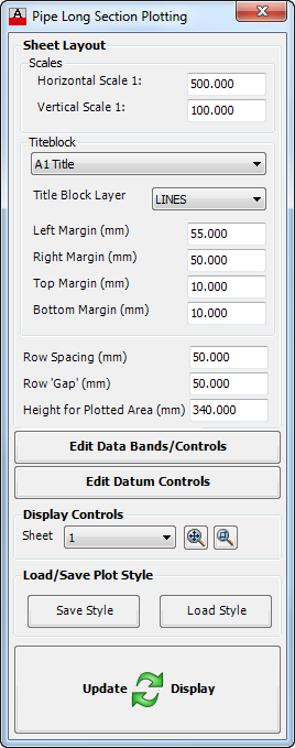 Plot Long Section