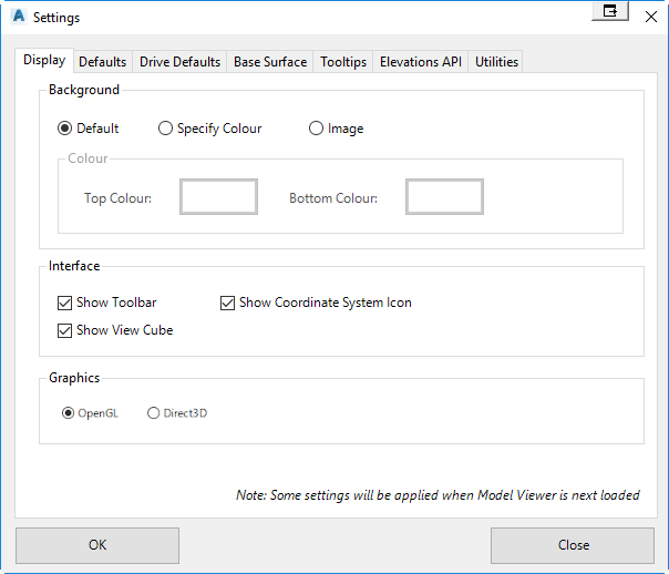 Viewer Settings viewer-settings